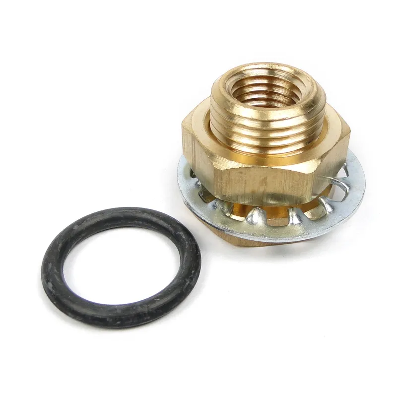 Brass Fuel Tank Access Bulkhead | www.aircraftpartssupply.com