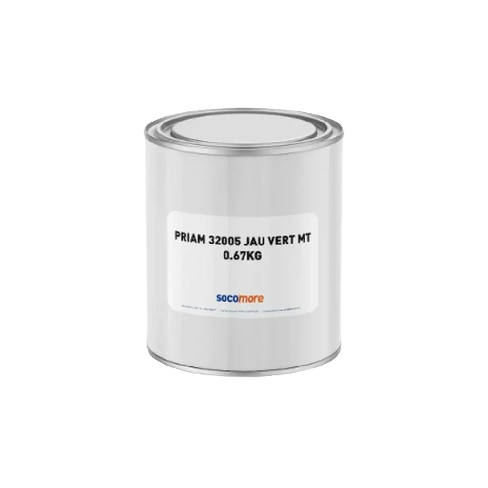 Socomore PRIAM 32005 Matte Yellow-Green Matte PART-A Solvent-Based ...